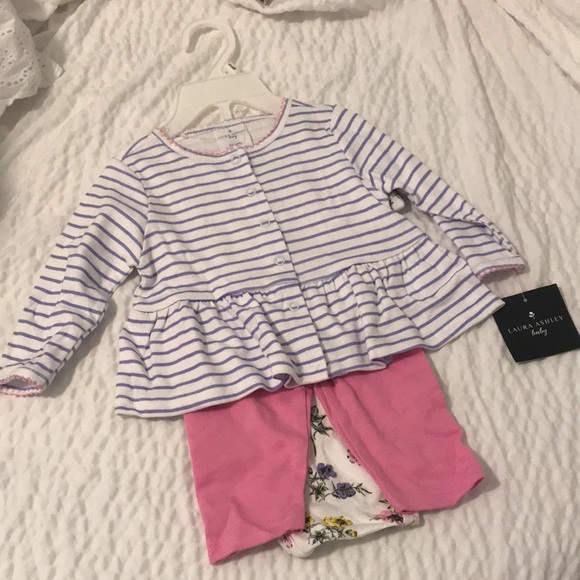 Laura Ashley | Other | Laura Ashley Baby Girl 3pc Set | Poshmark